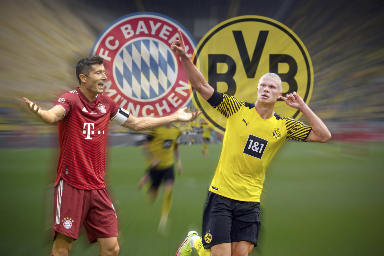 Erling Haaland vs. Robert Lewandowski, el nuevo clásico del Klassiker ...